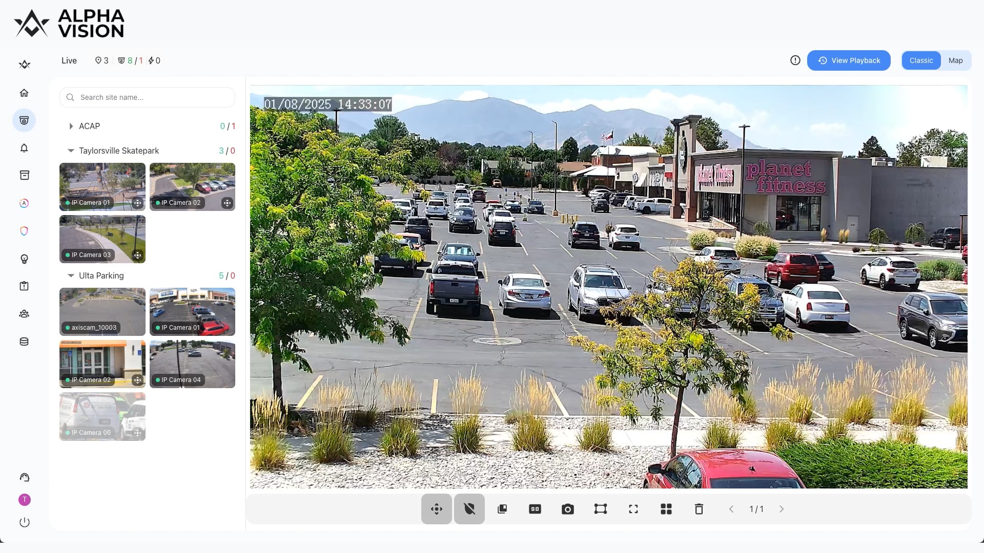 [Video] Alpha Vision AI Inspector in Sentry Mode for Parking Lot Secur